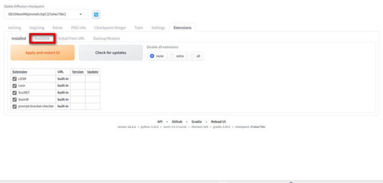 A1111 webui easy installer and launcherを利用してStable Diffusionの導入と使い方を初心者 ...